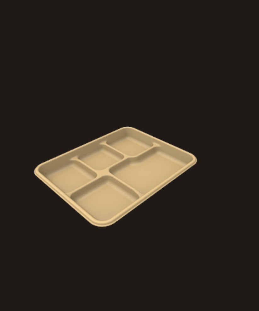 5 Compartment Kids Meal Trays – OPOChoice